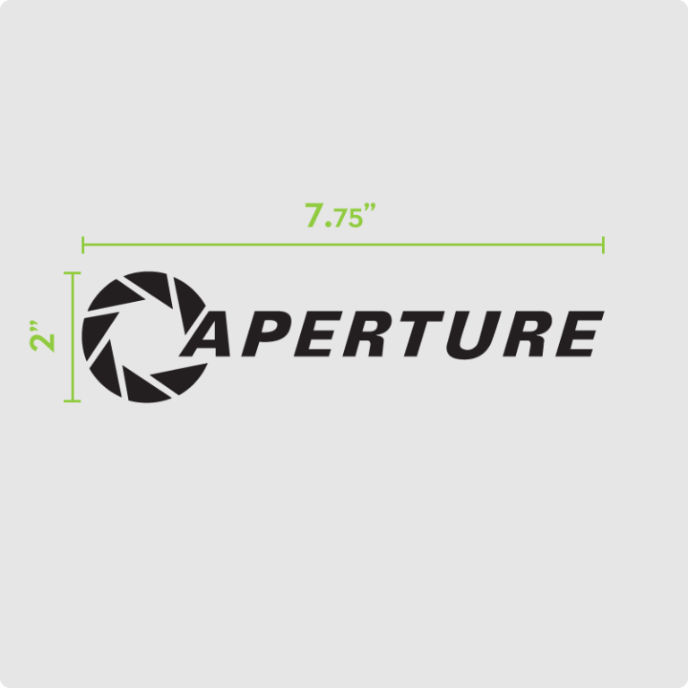 Aperture Decal - Geekify Inc