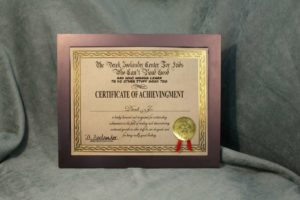 Derek Zoolander School Certificate of Achievingment - Geekify Inc