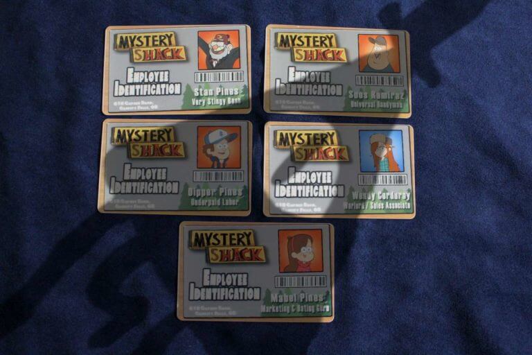 Gravity Falls Mystery Shack Employee ID Badge - Inspired by Gravity ...