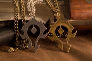 World of WarCraft Inspired Horde Symbol Pendant / Necklace Silver ...