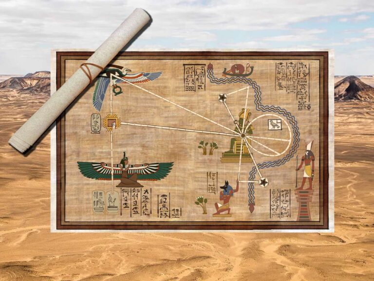 The Mummy - Map of Hamunaptra Cloth Map Scroll - Geekify Inc