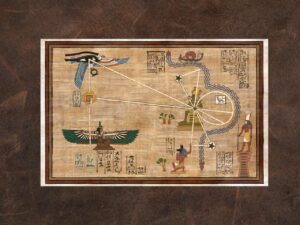 The Mummy - Map of Hamunaptra Cloth Map Scroll - Geekify Inc
