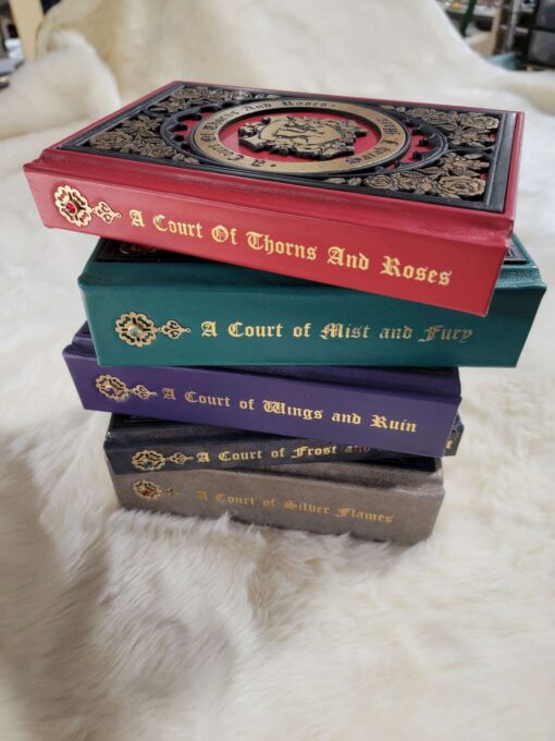 A Court of Thorns and Roses ACOTAR - Full Leatherbound Book Set ...