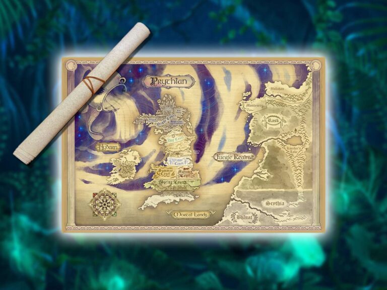 Map of Prythian - Cloth Map Scroll (Inspired by A Court of Thorns and ...